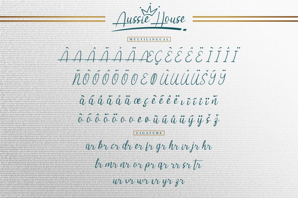 Aussie House Font by NoahType Studio