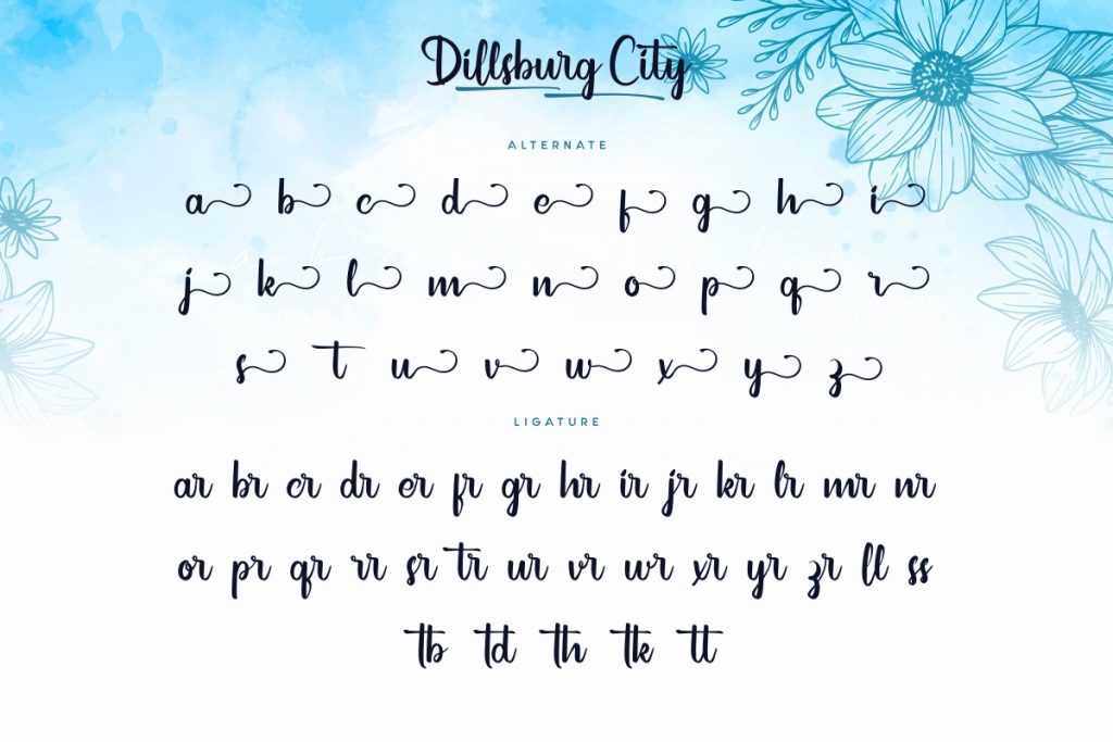 Dillsburg City Calligraphy Font by NoahType Studio