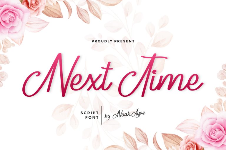 Next Time Font by NoahType Studio