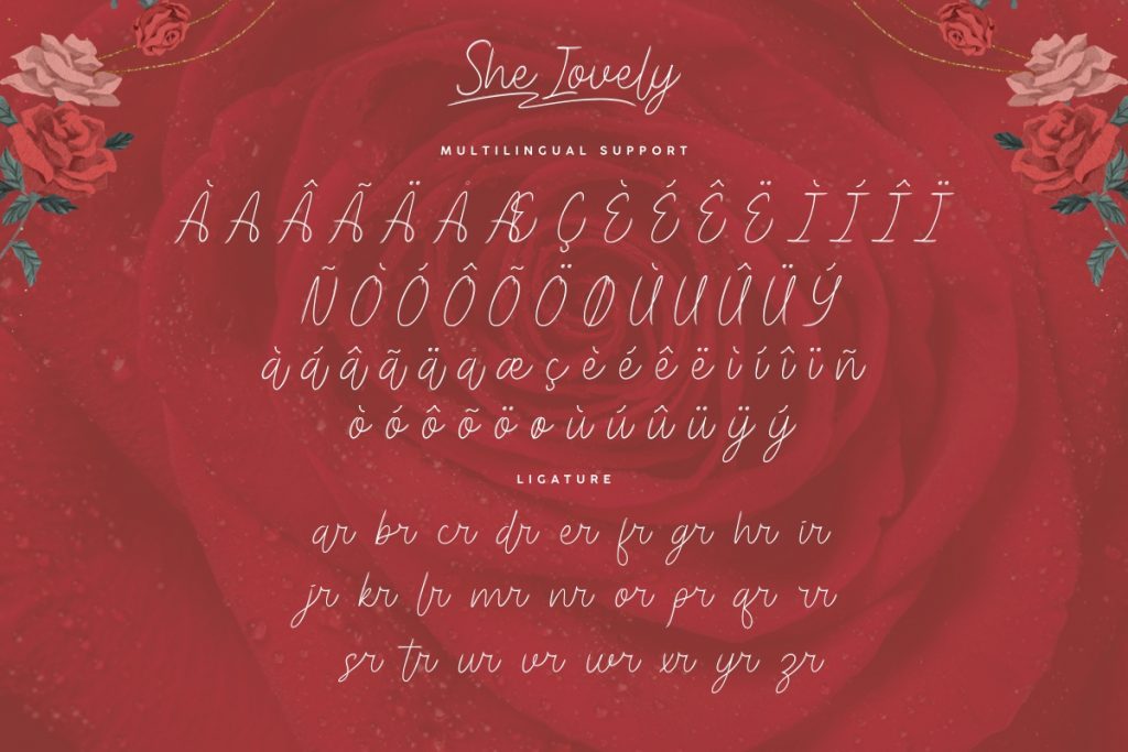 She Lovely Font by NoahType Studio