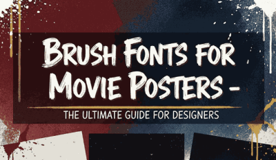 Brush Fonts Movie Posters: Best Brush Fonts for Cinematic